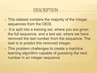 Integer sequence | PPT