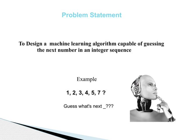 Integer sequence learning using Python | PPT
