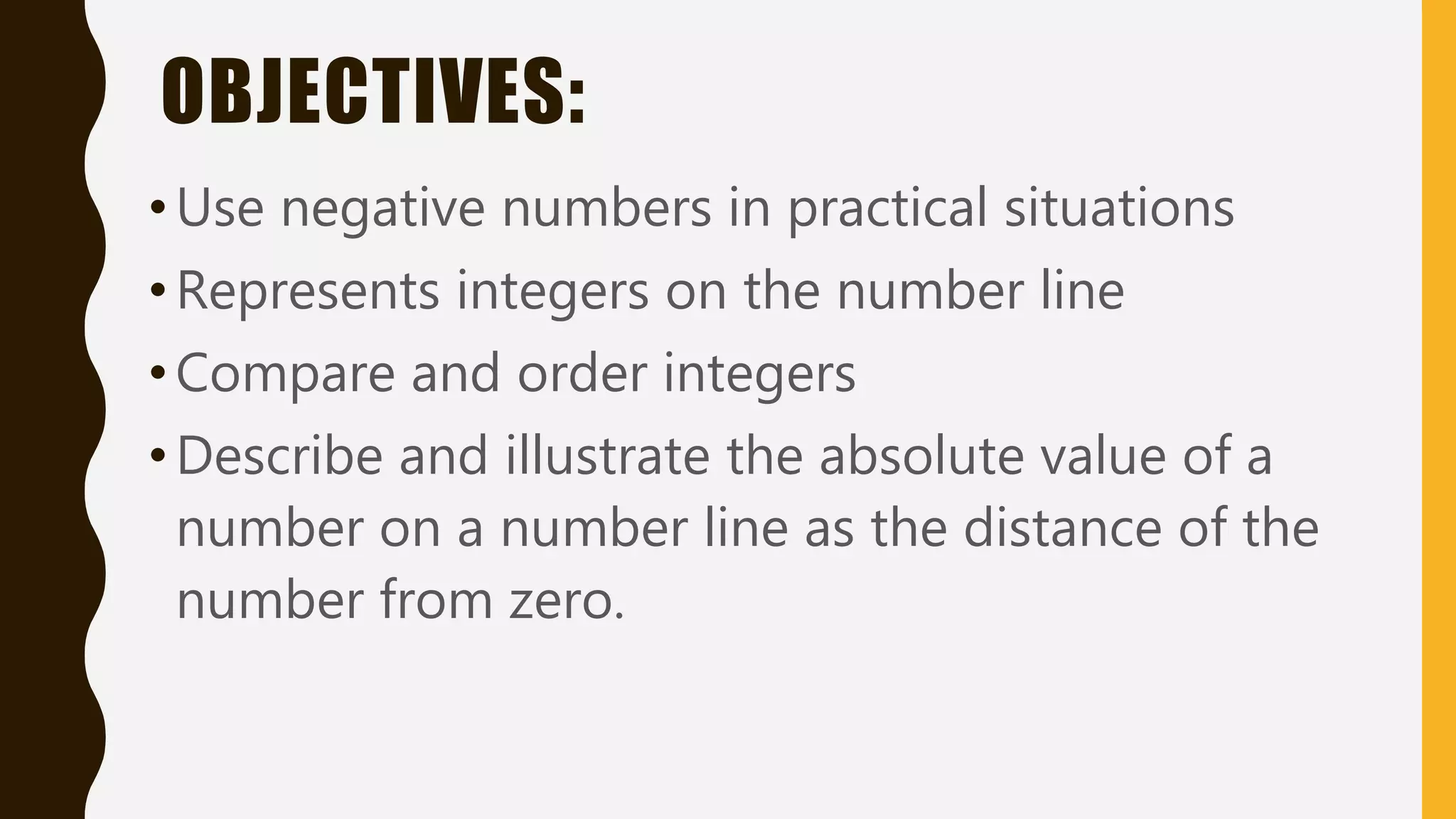 Introduction to integers | PPTX | Physics | Science