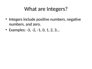 Integers_Introduction.pptxbbbbbbbbbhhbbbhn | PPTX