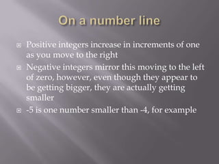 Integers powerpoint | PPTX