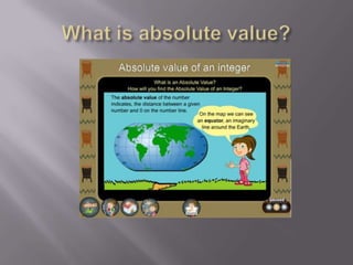 Integers And Absolute Value Powerpoint