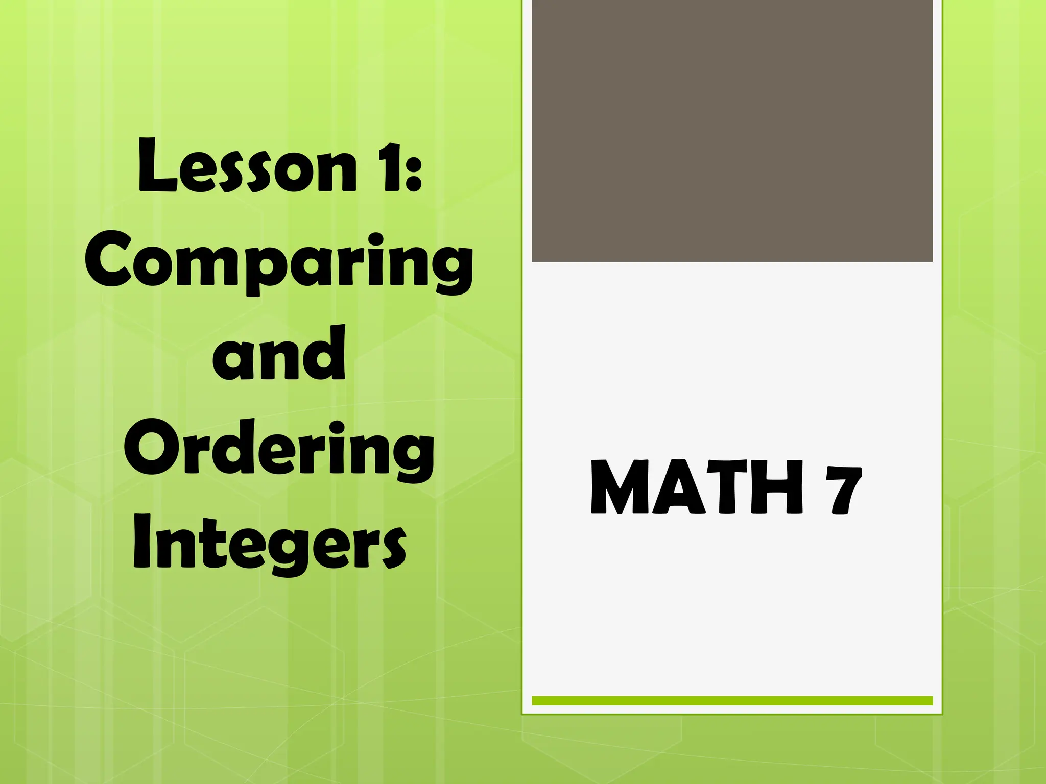 Integers Q3 W4 Grade 7 Matatag Curriculumn.ppt