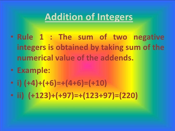 Integers