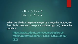 INTEGERS | PPTX