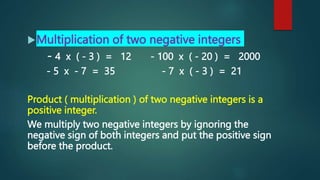 INTEGERS | PPTX