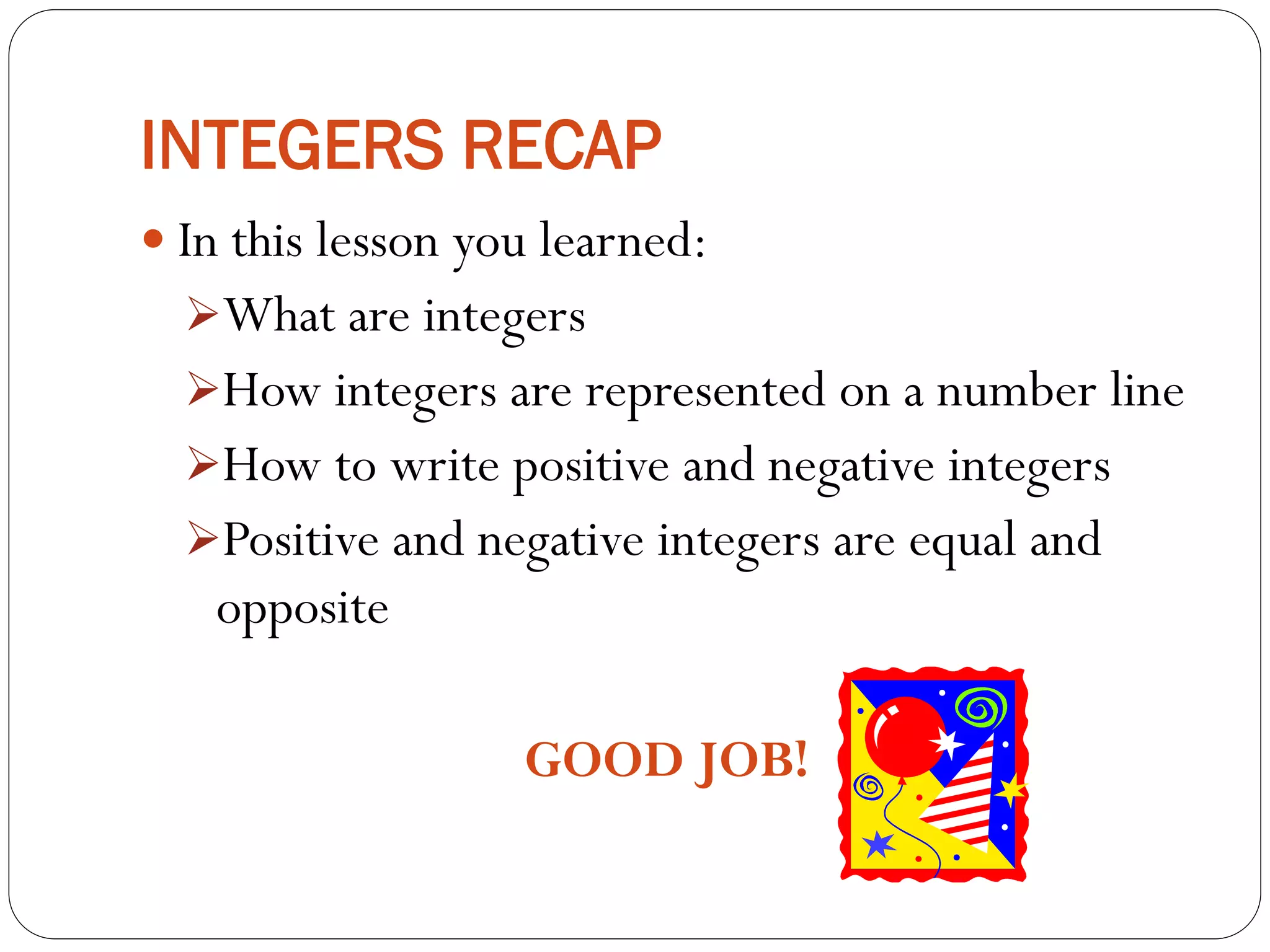 Mathematics for Grade 6: Integers | PDF