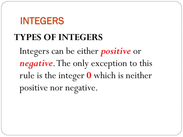 Mathematics for Grade 6: Integers | PDF