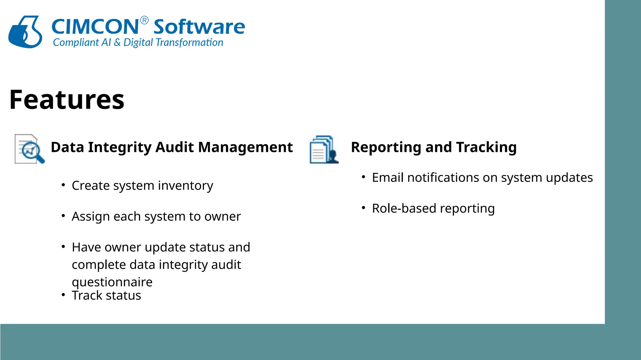 Integpro Risk Assessment System - Cimcon Software | PPTX