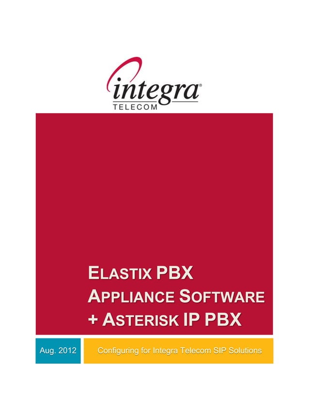 Integra sppt-elastix-asterisk-configuration | PDF