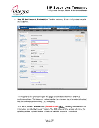 Integra sppt-elastix-asterisk-configuration | PDF