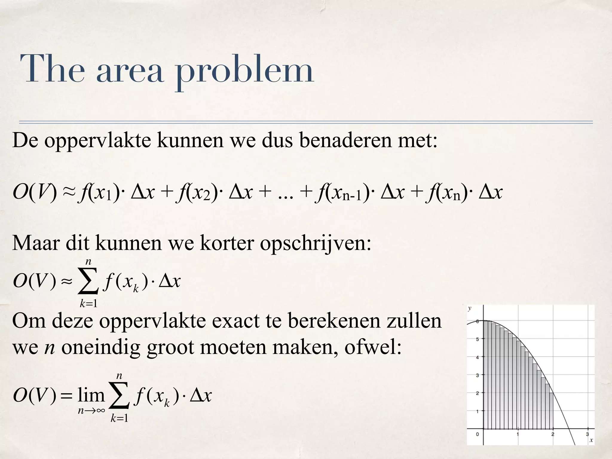 Integraalrekening 1 les 1 | PPT