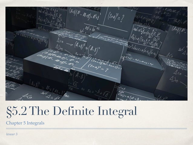 Integraalrekening 1 les 1 | PPT