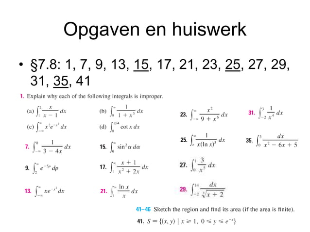 Integraalrekening 2 les 5 dt gv alst | PPT