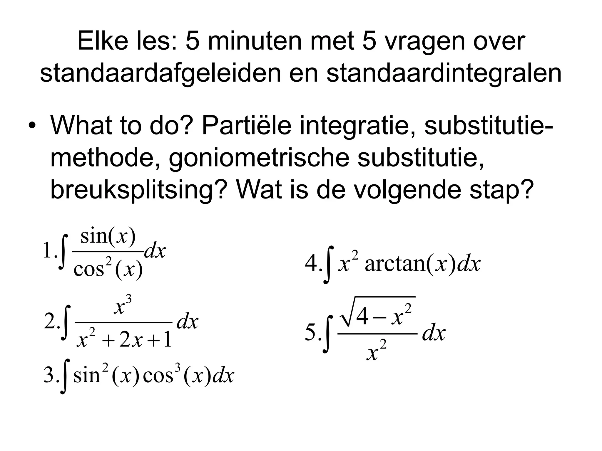 Integraalrekening 2 les 7 dt gv alst | PPTX
