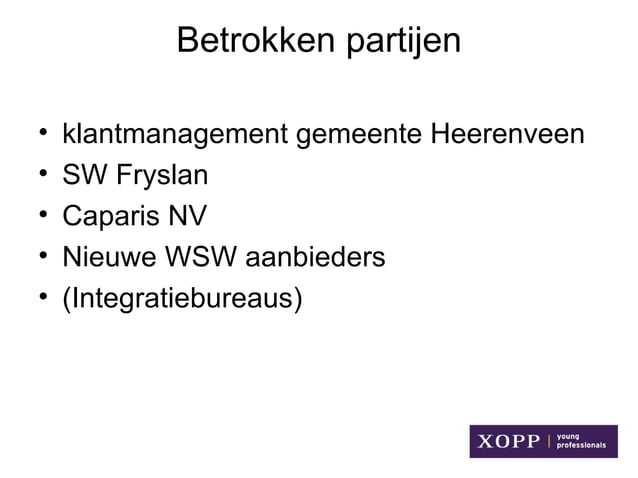 Integraal Werken Sociale Domein | PPT | Law