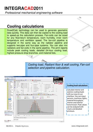 IntegraCAD 2011 - HVAC calculation and drawing software | PDF