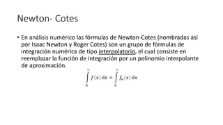 Integración numérica y derivacion...pptx