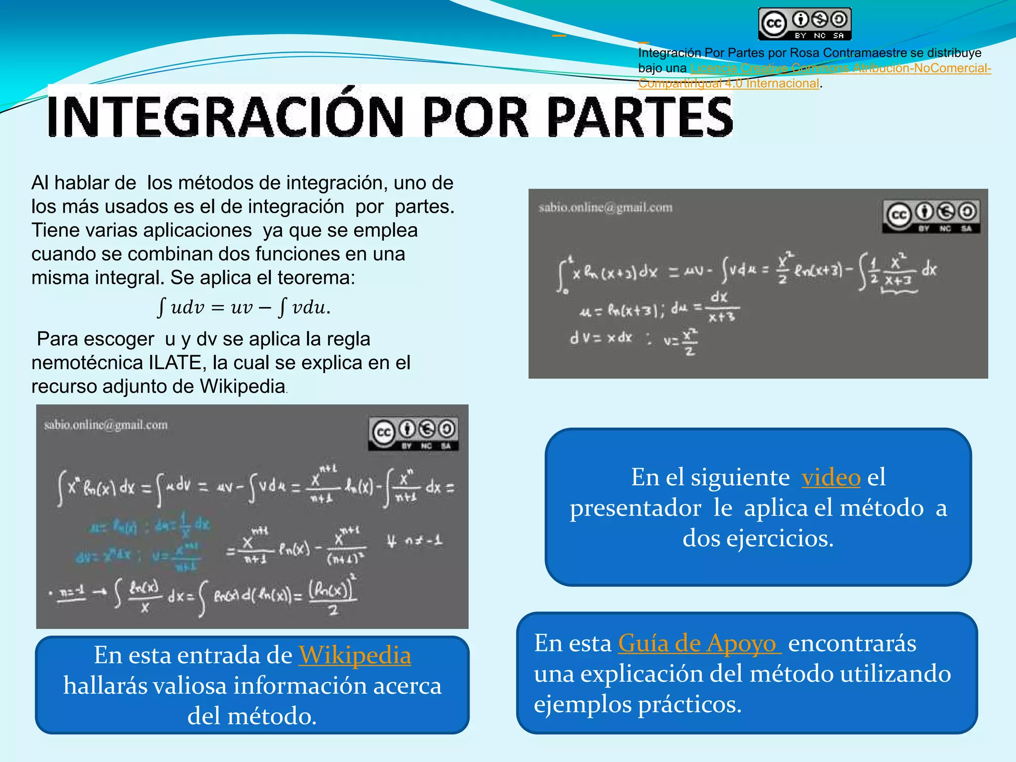 Integración Por Partes | PDF