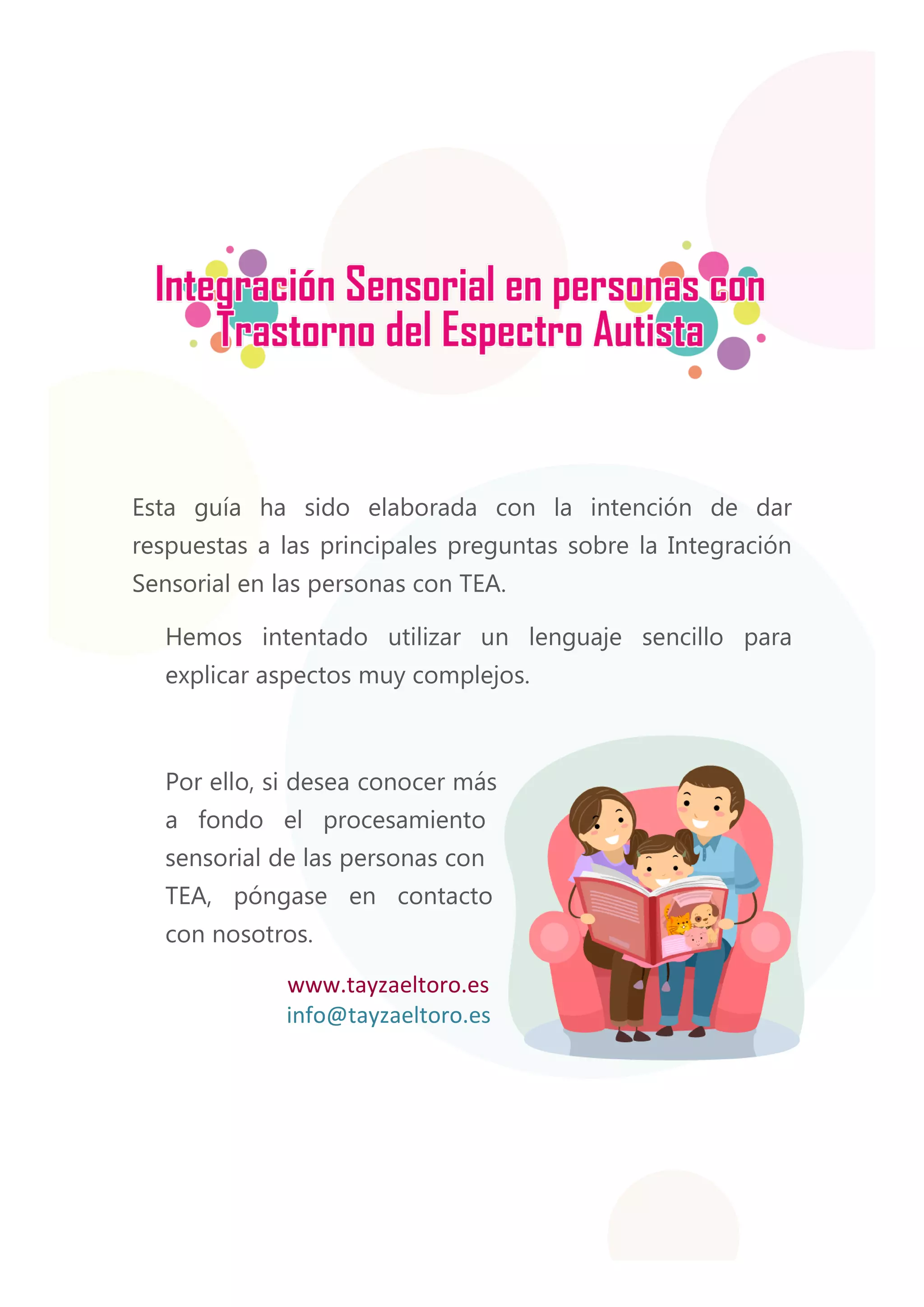 Integracion sensorial-autismo | PDF