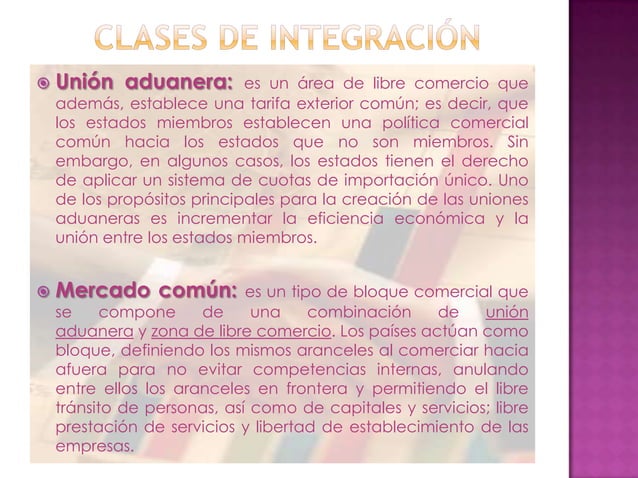 Integracion economica | PPT