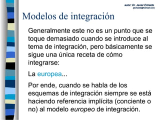 Derecho de la Integración | PPS