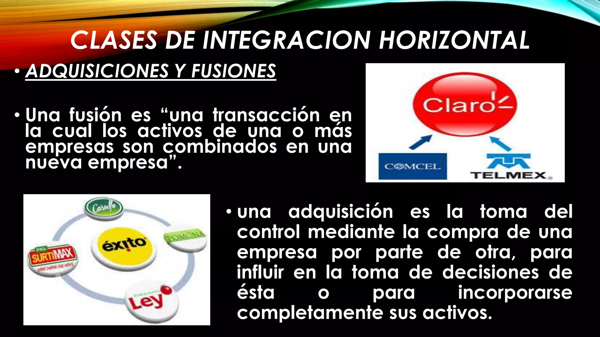 Integración vertical y horizontal | PPTX