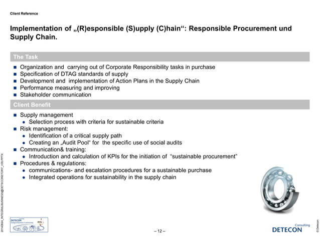 INTEGRAL BUSINESS @ DETECON | PPT | Free Download