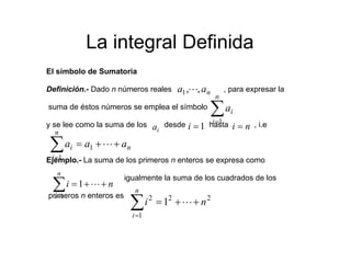 La Integral Definida | PPT