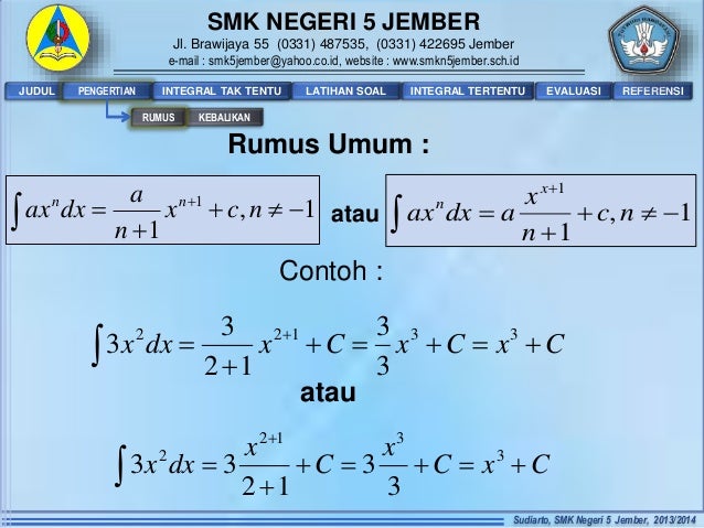 Integral Substitusi Ppt