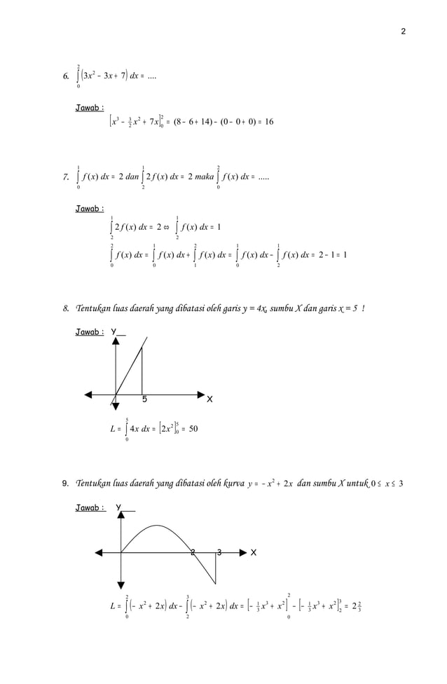 Integral soal-jawab | PDF