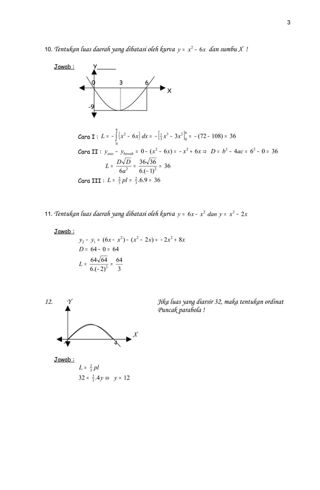 Integral soal-jawab | PDF