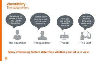 Integral Ad Science Viewability Presentation | PPTX | Browsers | Computer Software and Applications