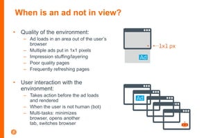 Integral Ad Science Viewability Presentation | PPTX | Browsers | Computer Software and Applications