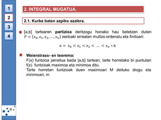 MATEMATIKA BATXI 2 UD2 Integralak | PPTX