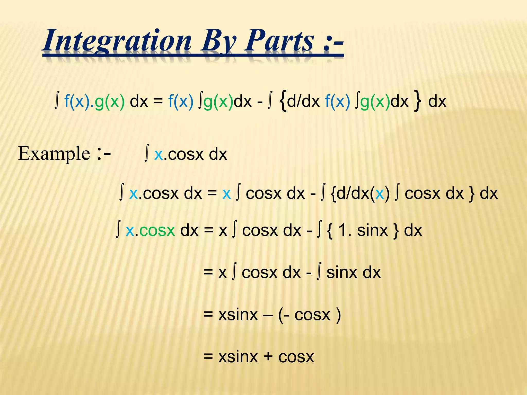 Integral Calculus | PPTX