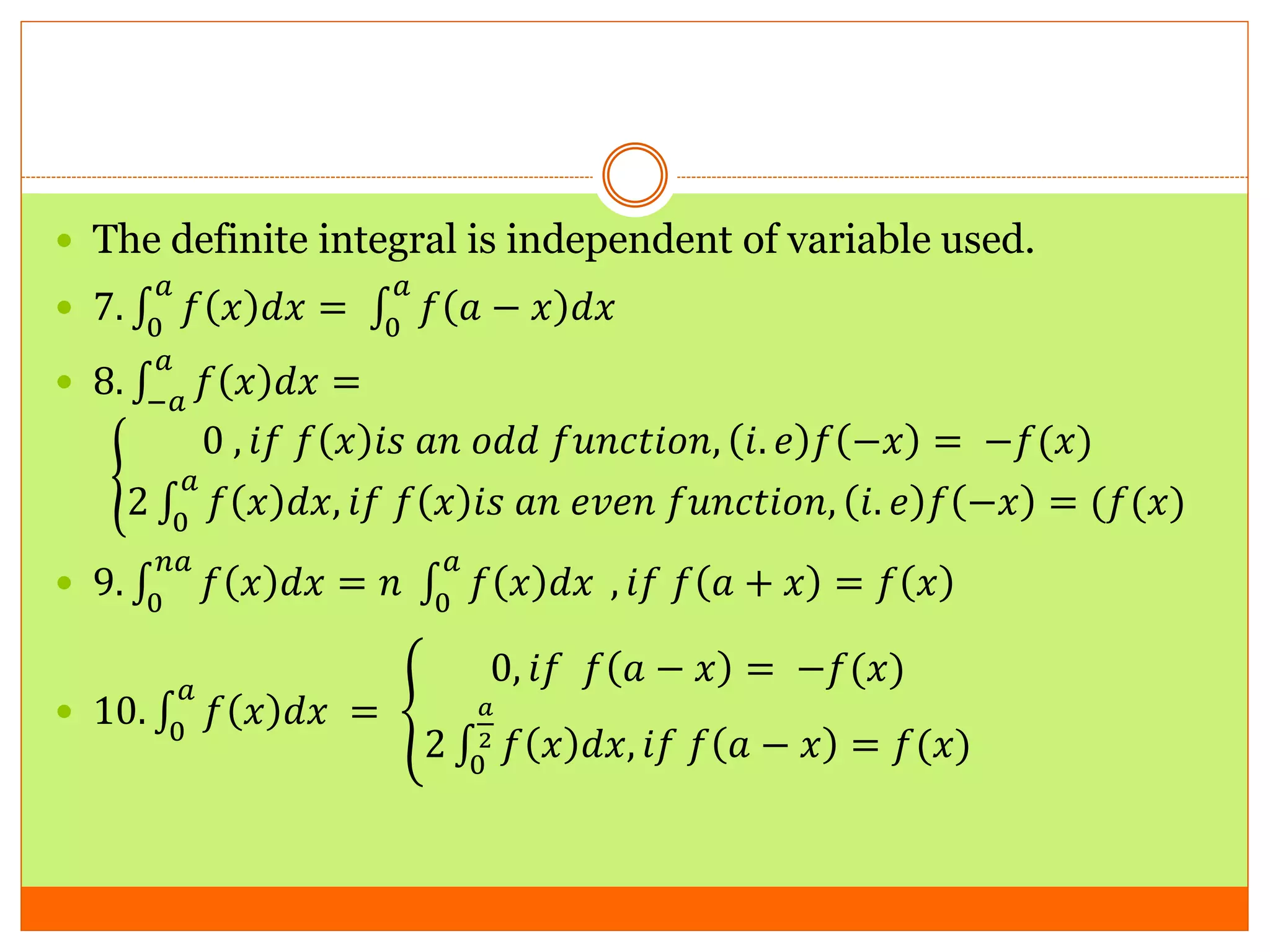 Integral Calculus Ppt 0402
