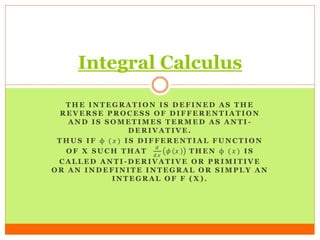 Integral calculus | PPT