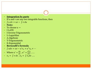 Integral calculus | PPTX