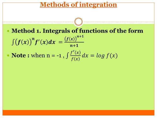 Integral Calculus Ppt 5557