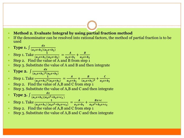 Integral Calculus Ppt 