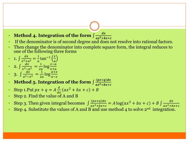 Integral Calculus Ppt