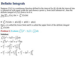 Integral calculus | PPTX