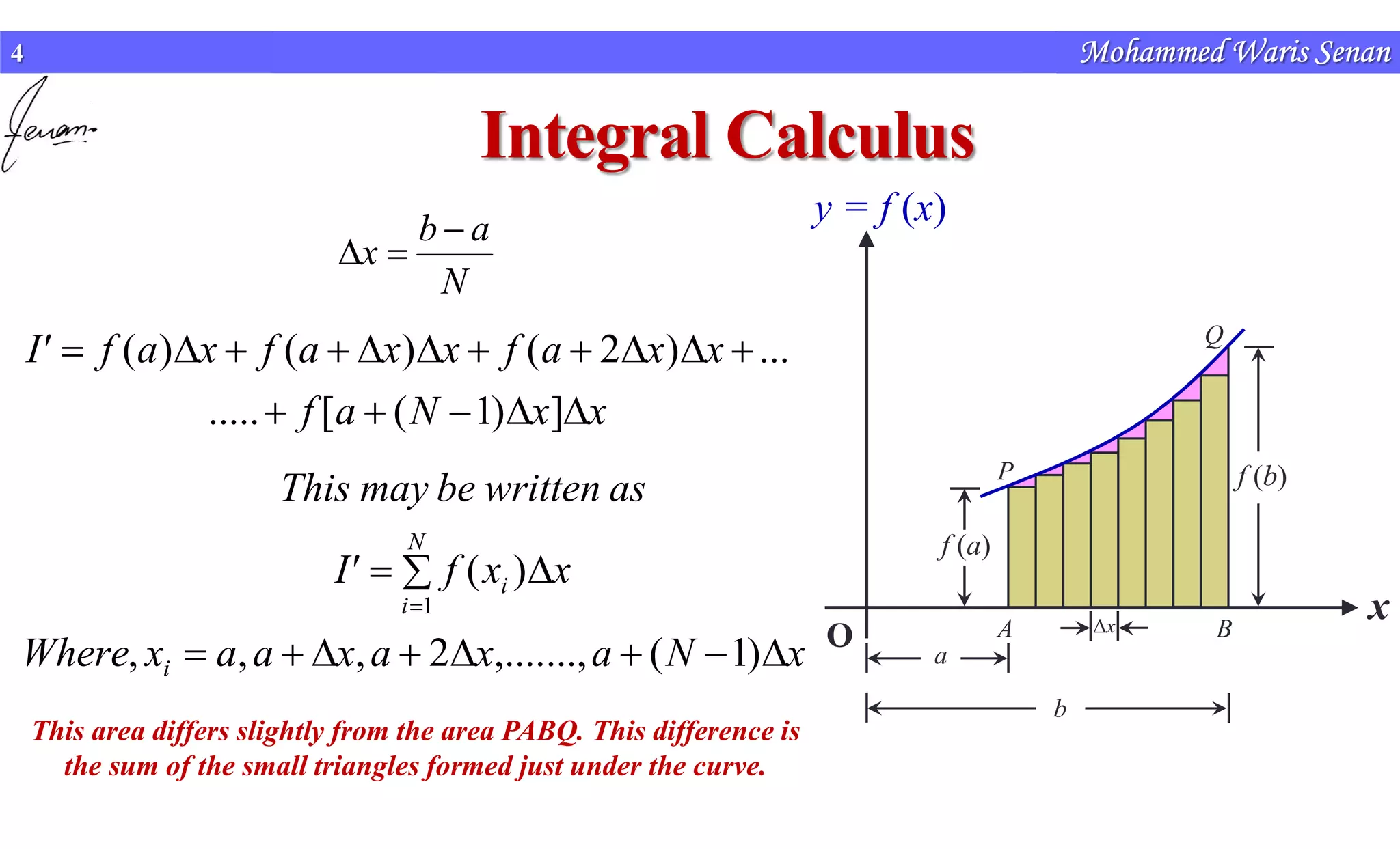 Introduction to Integral calculus | PDF