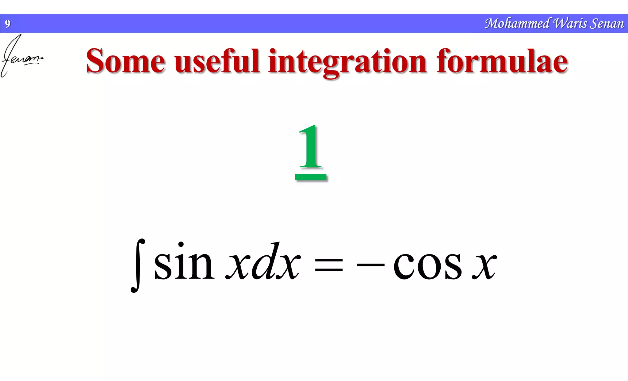 Introduction to Integral calculus | PDF