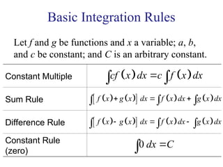 Integral Calculus is a complete lesson on intgration | PPT