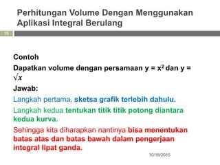 Integral dalam ruang dimensi n | PPTX