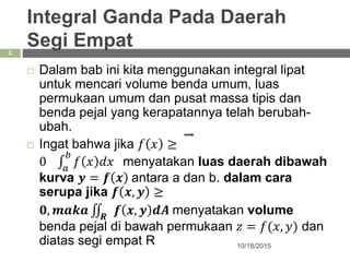 Integral dalam ruang dimensi n | PPTX