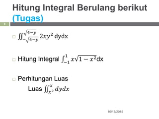 Integral dalam ruang dimensi n | PPTX