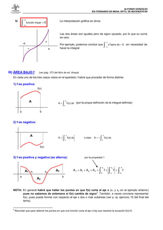 Integral definida | PDF
